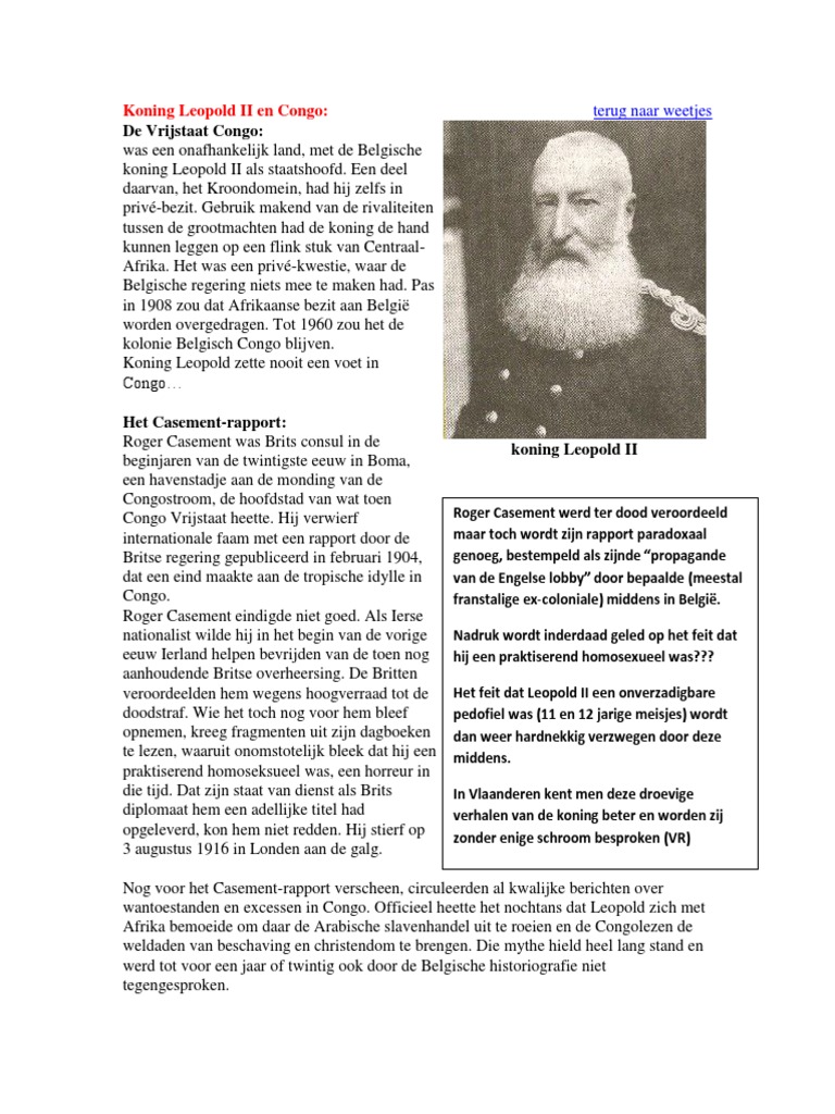 Koning Leopold II en Congo | PDF