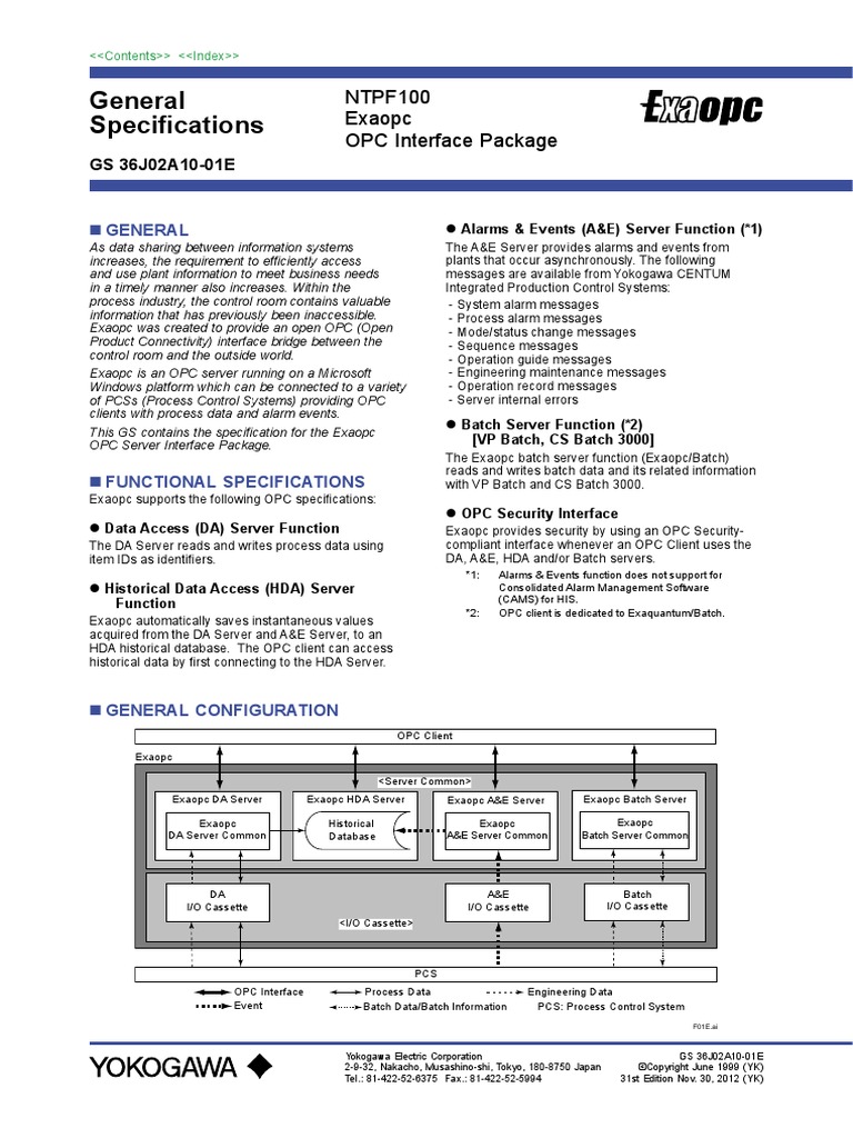 Exaopc GS36J02A10-01E PDF | PDF | Microsoft Windows | Server (Computing)