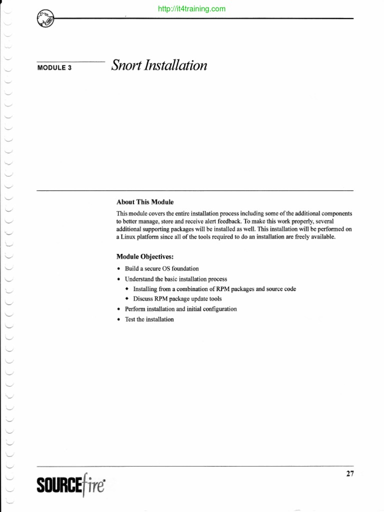 Snort Installation PDF | Download Free PDF | Installation (Computer Programs) | Operating System