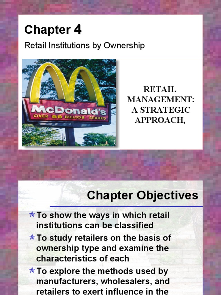 Types of Retail Ownership Structures | PDF | Franchising | Retail