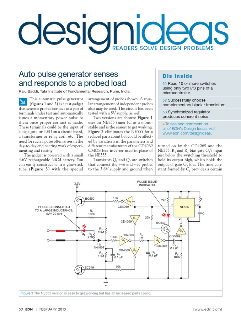 EDN design ideas.pdf | Transistor | Microcontroller