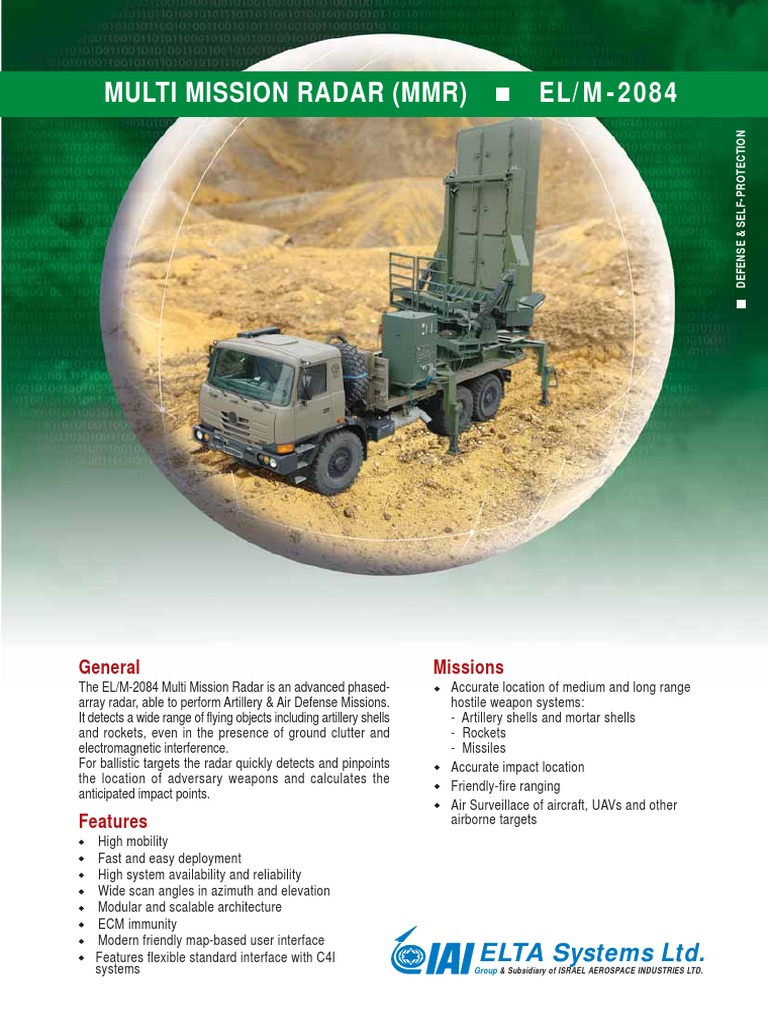 Multi Mission Radar (MMR) - ELM-2084 | Radar | Artillery