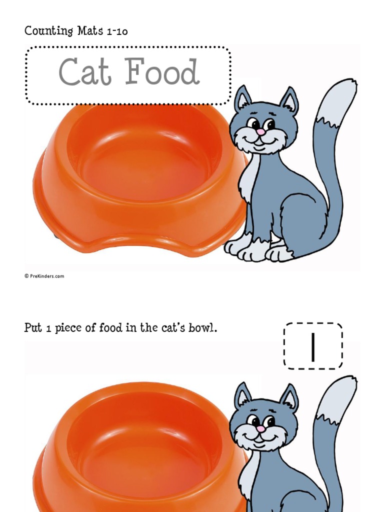 Cat Food Playdough Mat | PDF