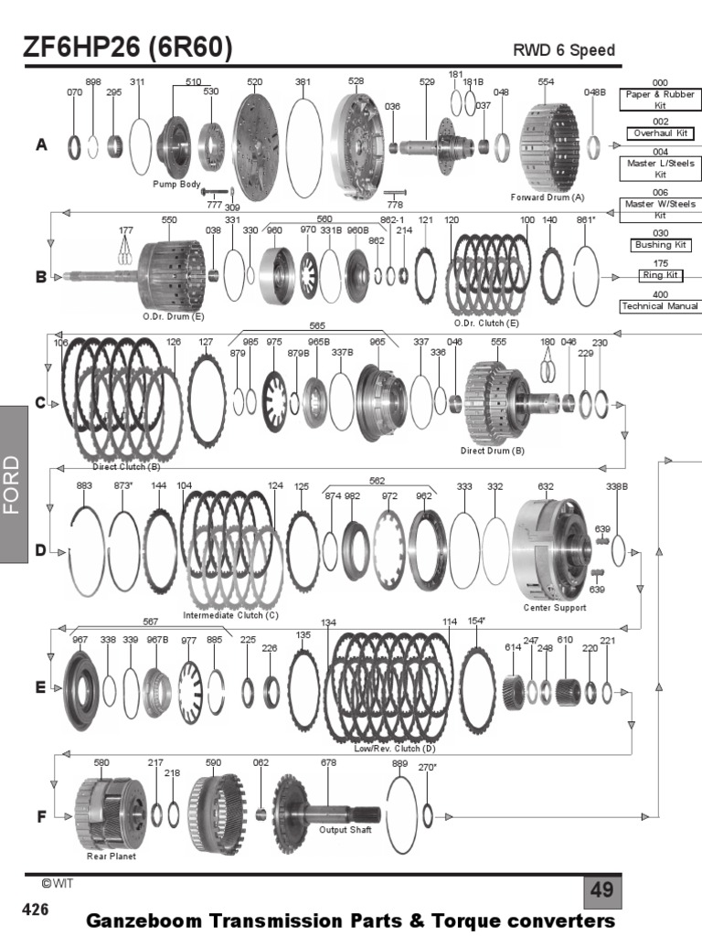 ZF6HP26, 6R60 PDF | PDF