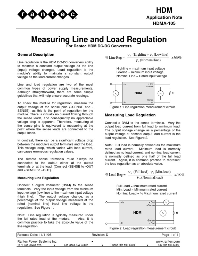Load Line Measurement | PDF | Computer Engineering | Manufactured Goods