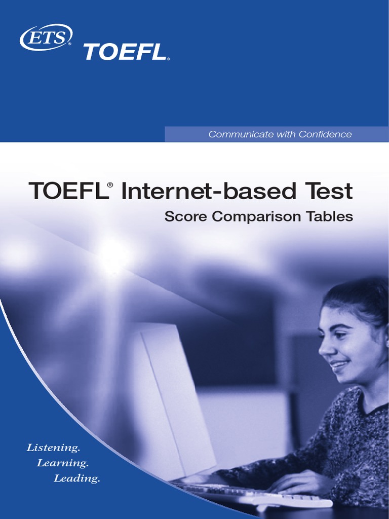 TOEFL iBT Score Comparison Tables PDF | PDF