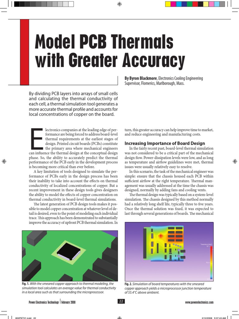 Model PCB Thermals With Greater Accuracy | PDF | Printed Circuit Board ...