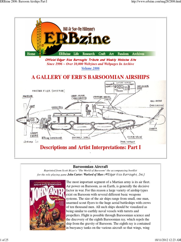 Barsoom Airships Part I PDF | PDF | Barsoom | John Carter Of Mars