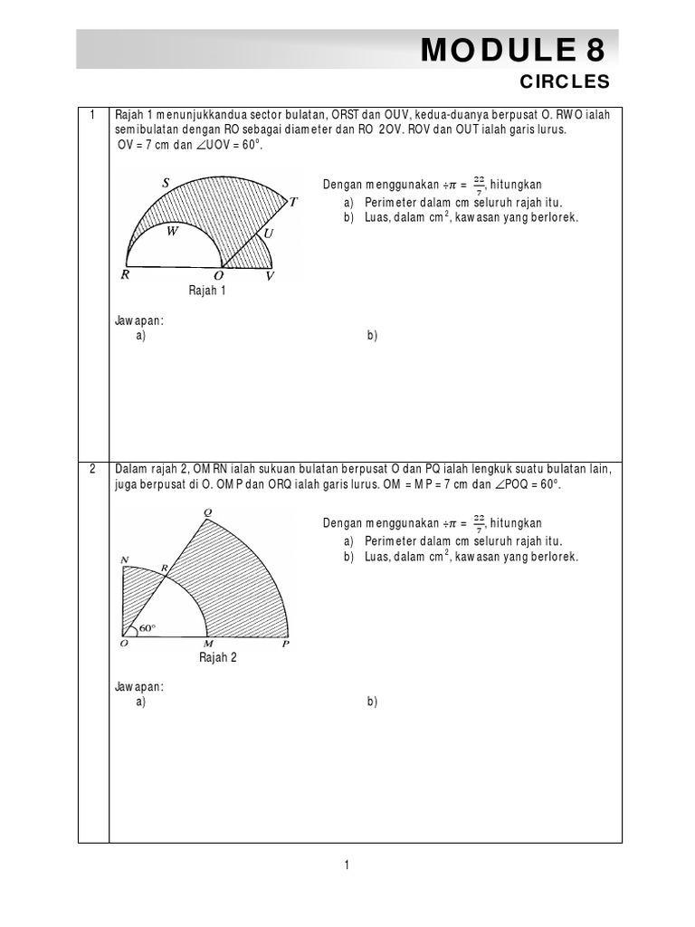 Modul 8 Circles | PDF