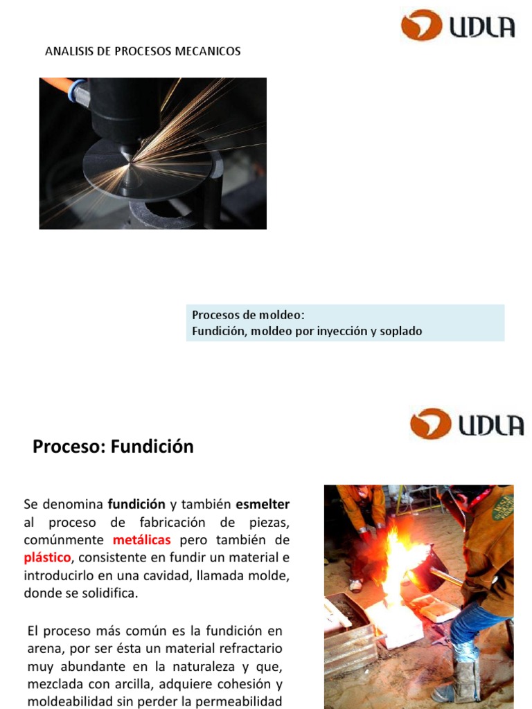 Clase 2 - 3 Proceso de Fundicion | PDF | Fundición (metalurgia) | Fundición