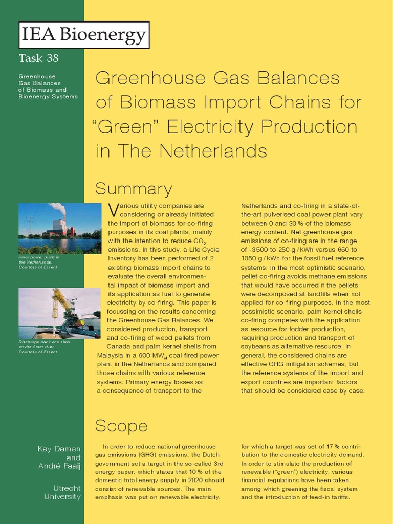 Netherlands Brochure Pdf Pdf Biomass Coal