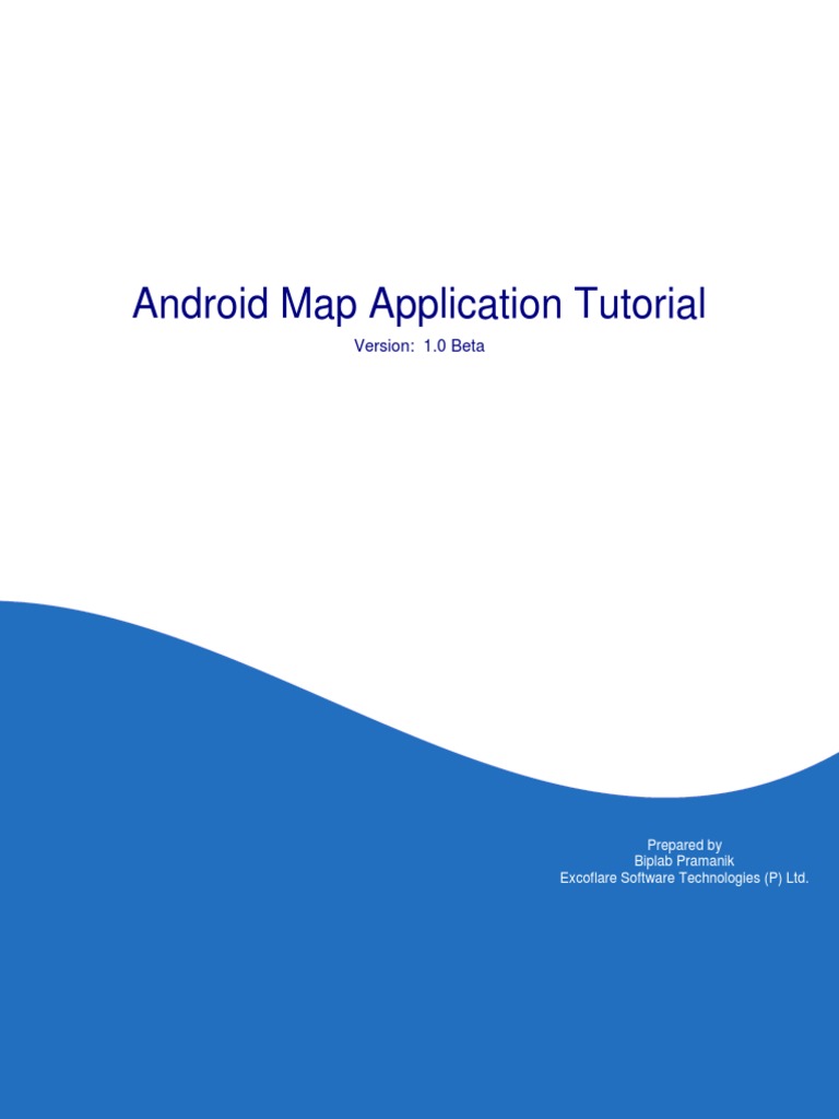 Android Map Application PDF | PDF | Android (Operating System ...