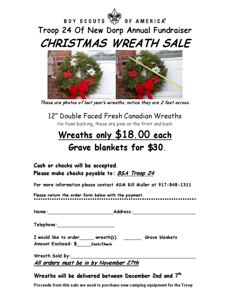 2013 Wreath Flyer PDF | PDF | Home & Garden | Art