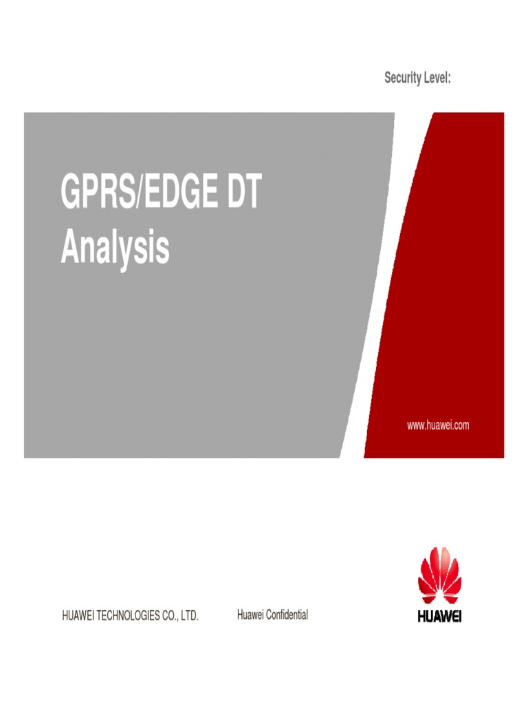 GPRS/EDGE DT Analysis | PDF
