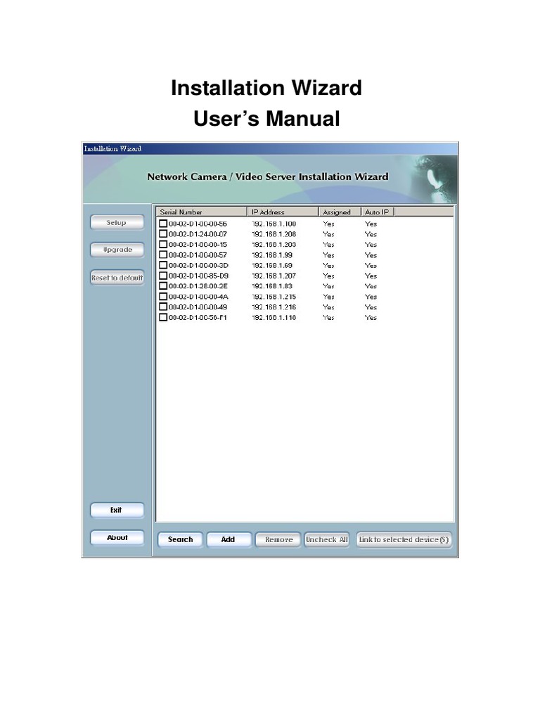 Installation Wizard User Manual | PDF | Wireless Lan | Installation ...