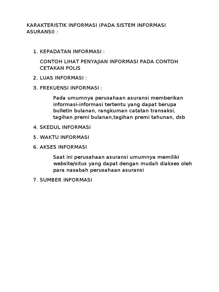 Contoh Polis | PDF