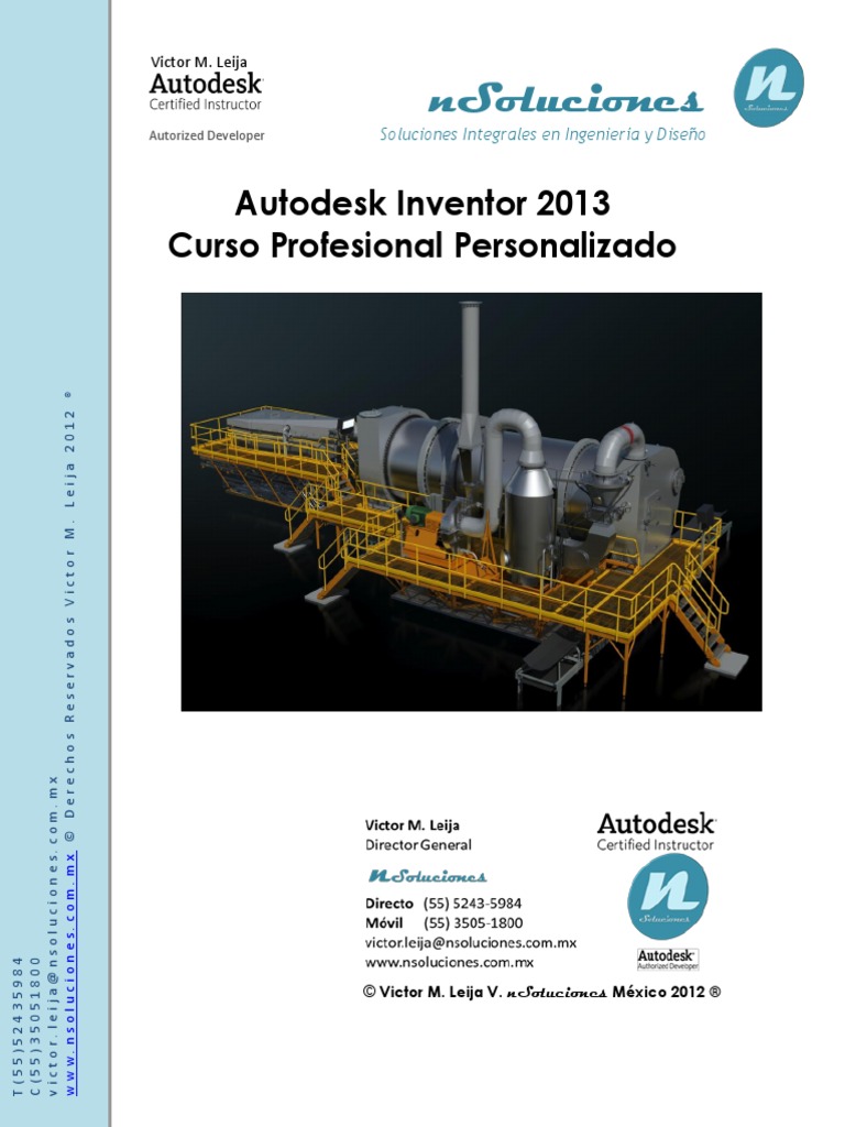 Manual de Autodesk Inventor 2013 | PDF | Autodesk | Software