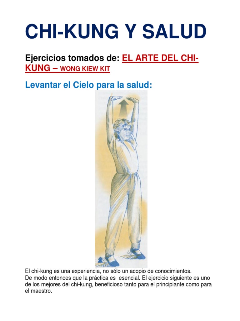 Ejercicios de Chi Kung para Principiantes | PDF | Qigong | Qi