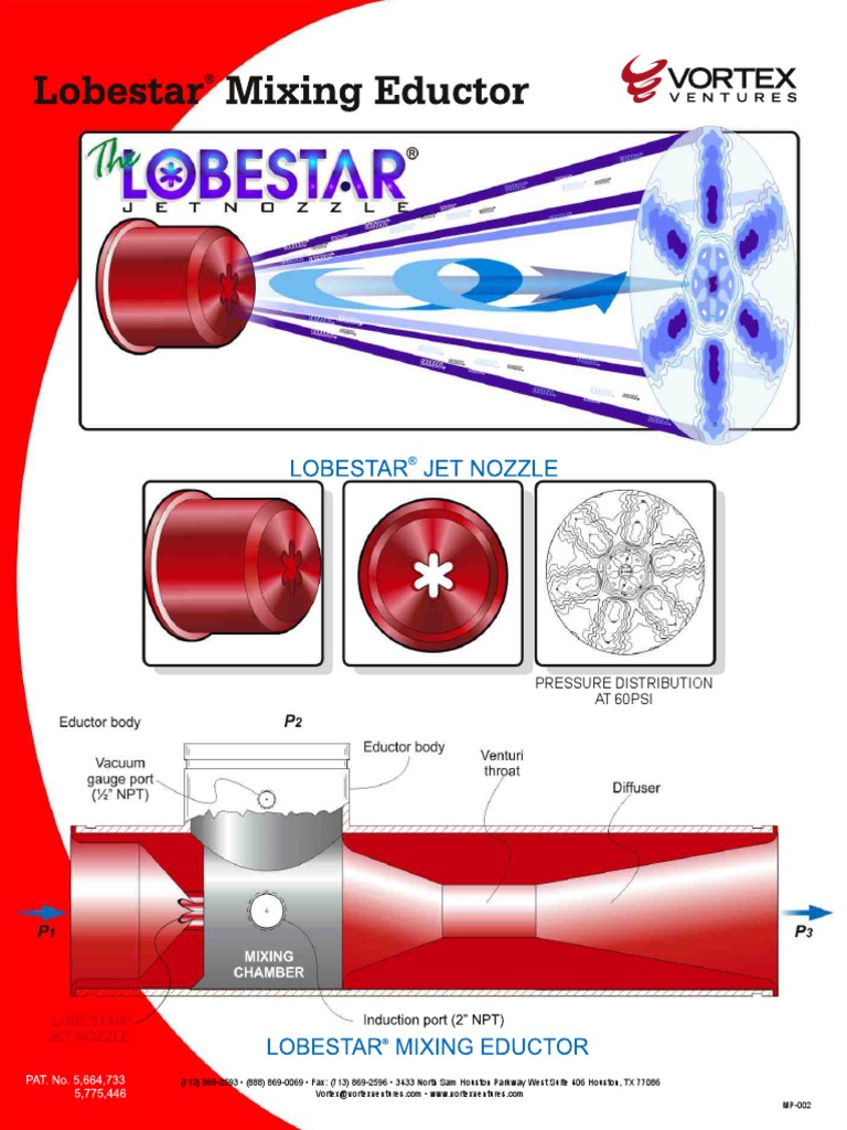 MP-002 Lobestar Mixing Eductor | PDF