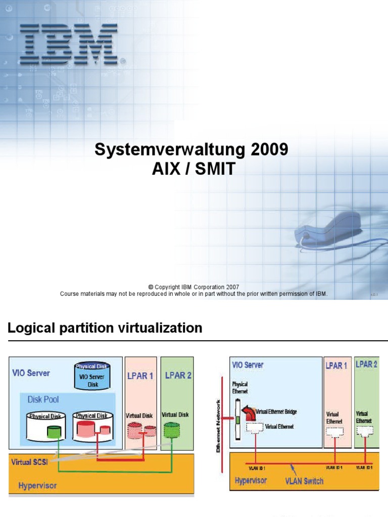 Systemverwaltung 2009 Aix / Smit | PDF | Superuser | Booting