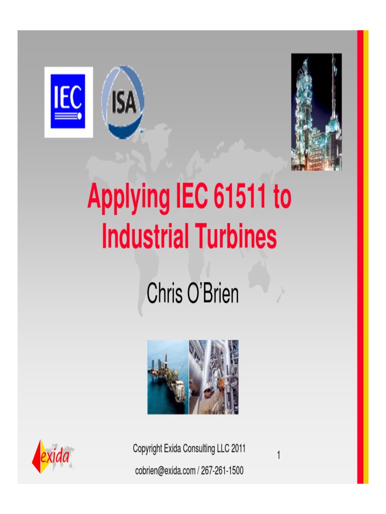 Applying IEC 61511 To Industrial Turbines: Chris O'Brien | PDF | Safety ...