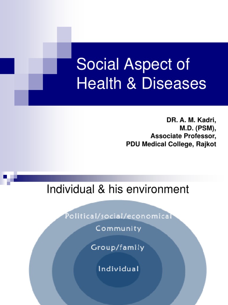 Social Aspect of Health & Diseases | PDF | Wellness | Medical