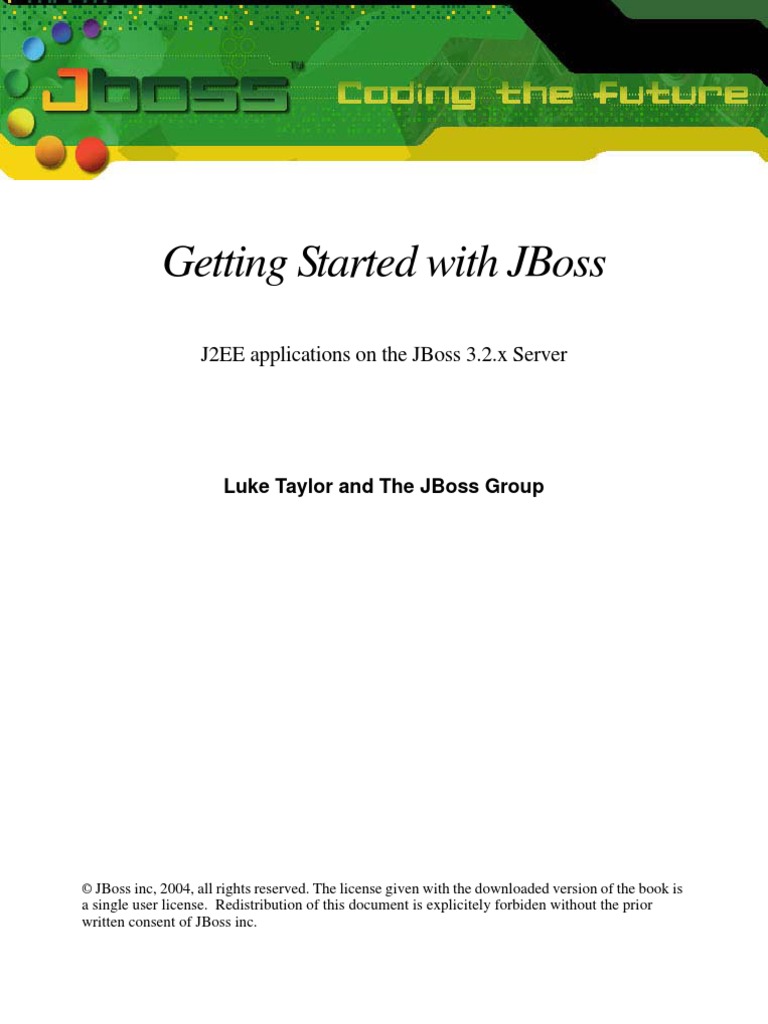Getting Started With JBoss | PDF | Java Platform | Enterprise Java Beans