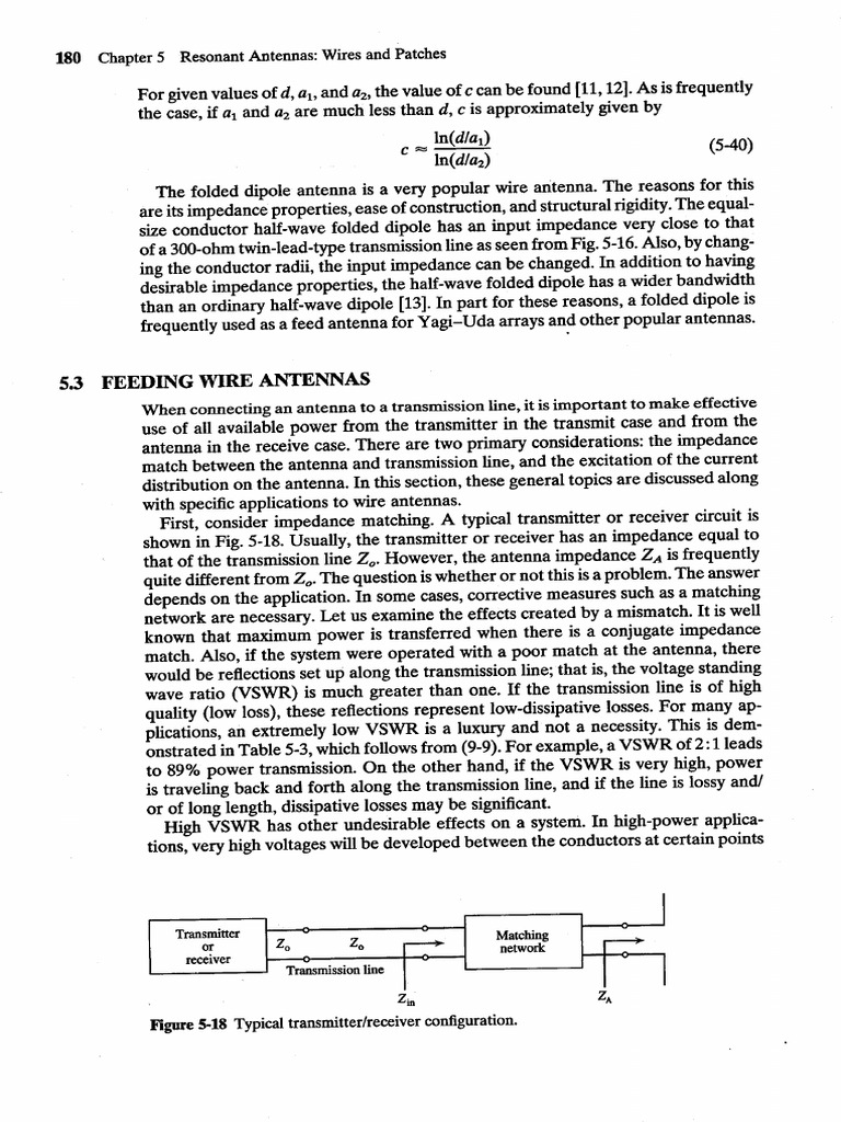 Feeding Wire Antennas PDF | Download Free PDF | Antenna (Radio ...