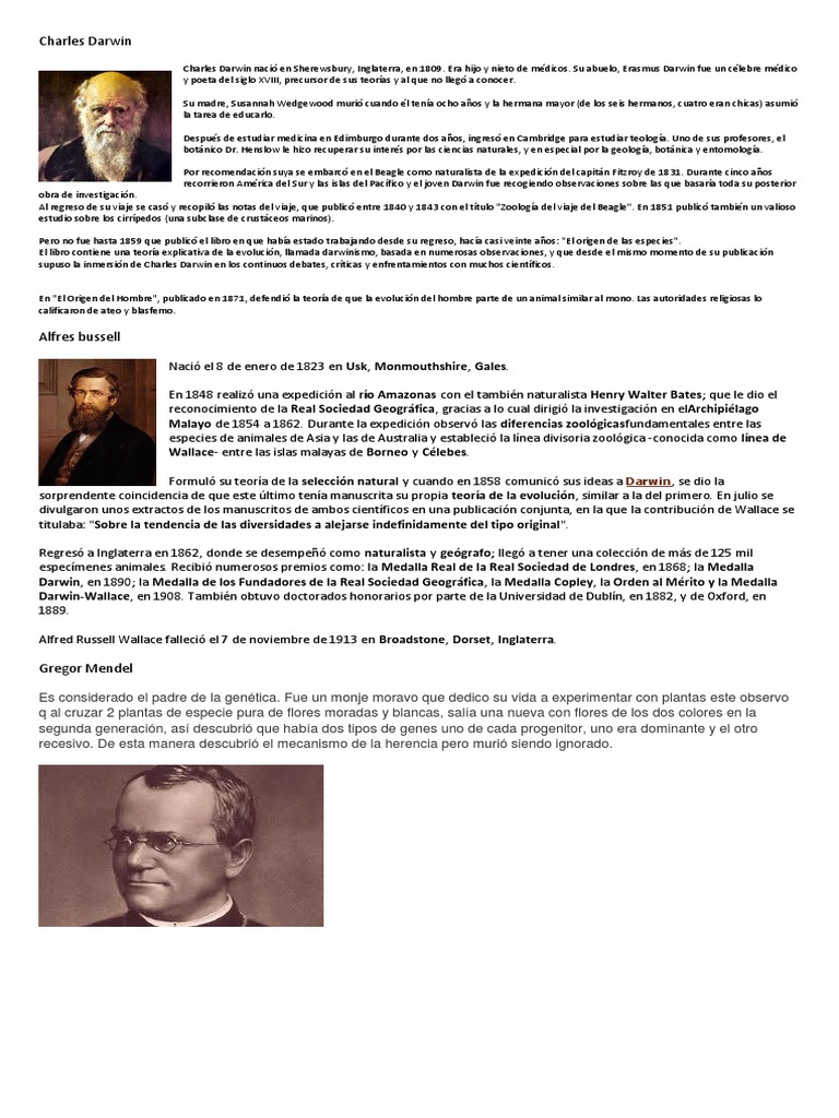 Charles Darwin | PDF | Alfred Russel Wallace | Charles Darwin