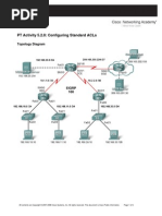 Packet Tracer - Configure Numbered Standard Ipv4 Acls: Addressing Table | PDF | Router ...