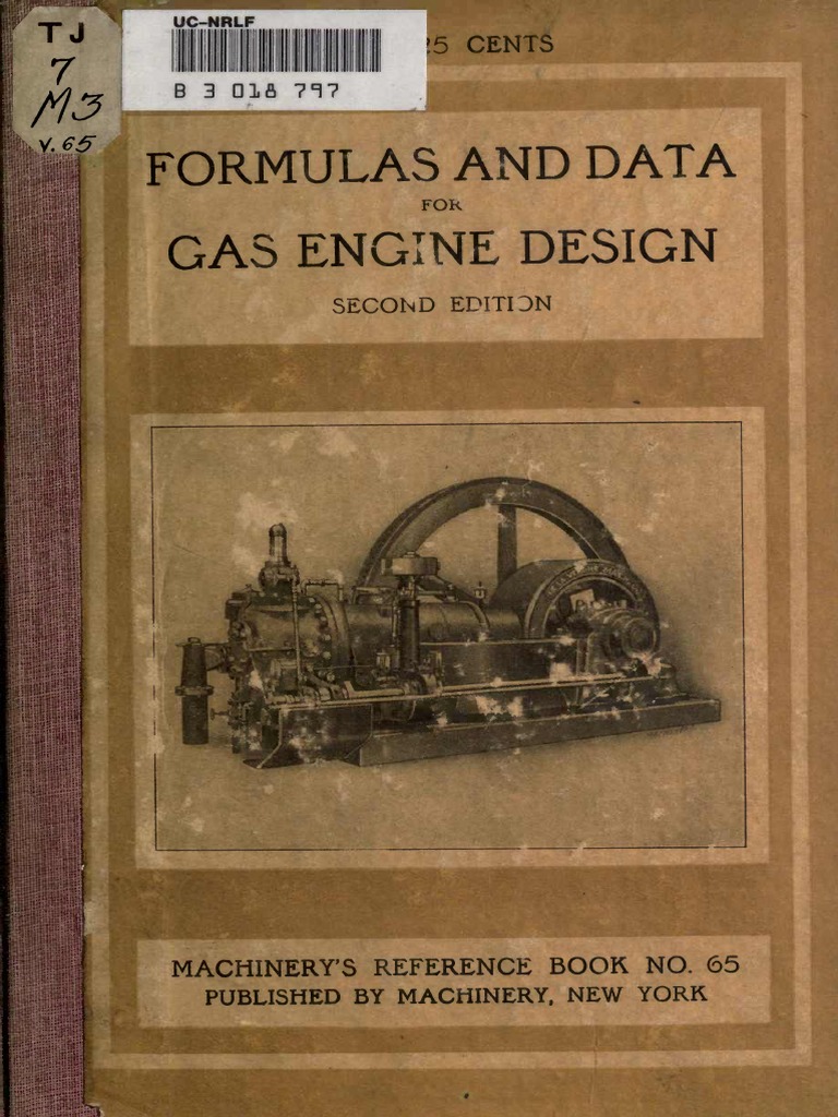 Formulas and Constants For Gas Engine Design .. (1910) | PDF
