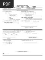 FRS Leave Format | PDF | Law