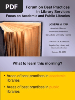LIBRARY Committee | PDF | Libraries | Committee