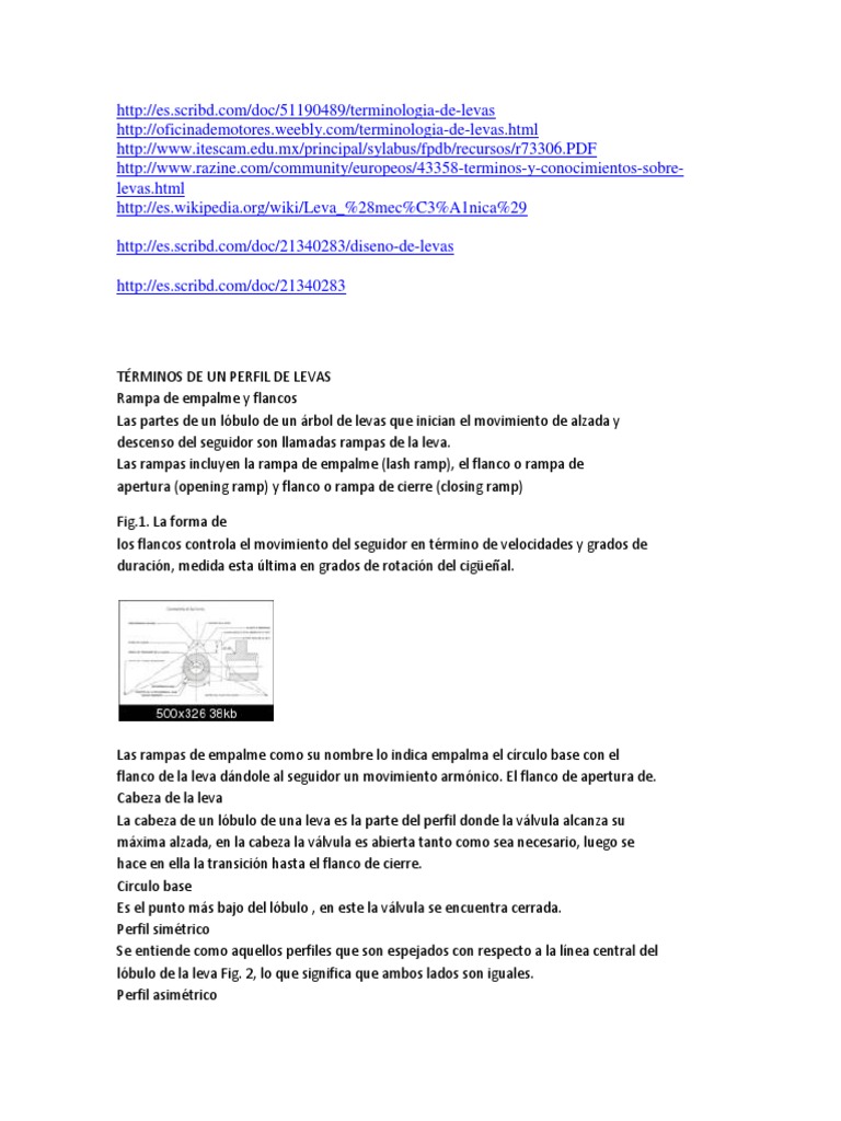 Levas Pdf Máquinas Ingeniería Mecánica
