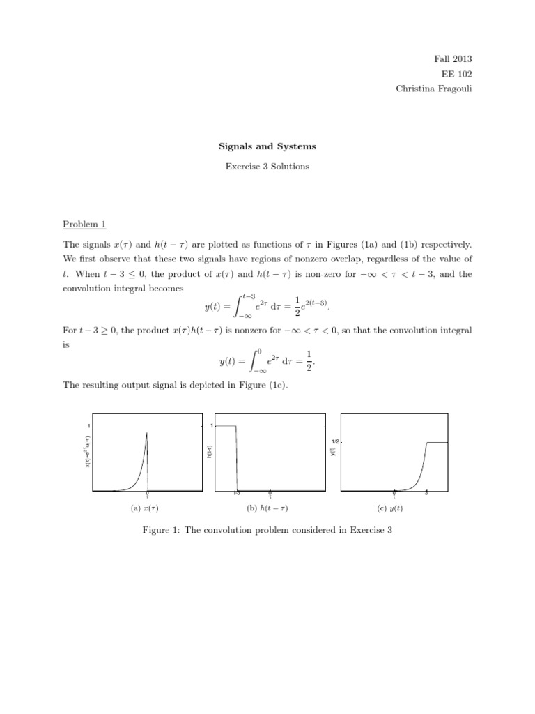 Convolution Solutions in MATLAB | PDF | Teaching Methods & Materials ...