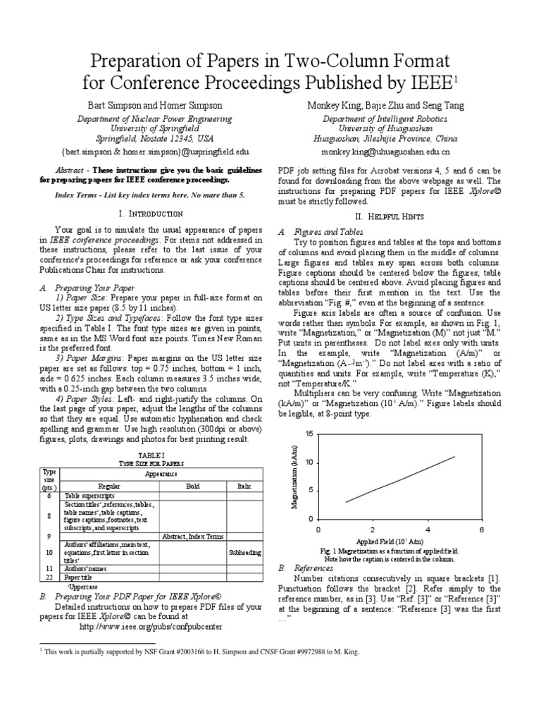 IEEE Conference Paper Template | PDF