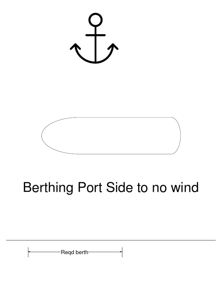 Berthing | PDF | Stern | Rudder