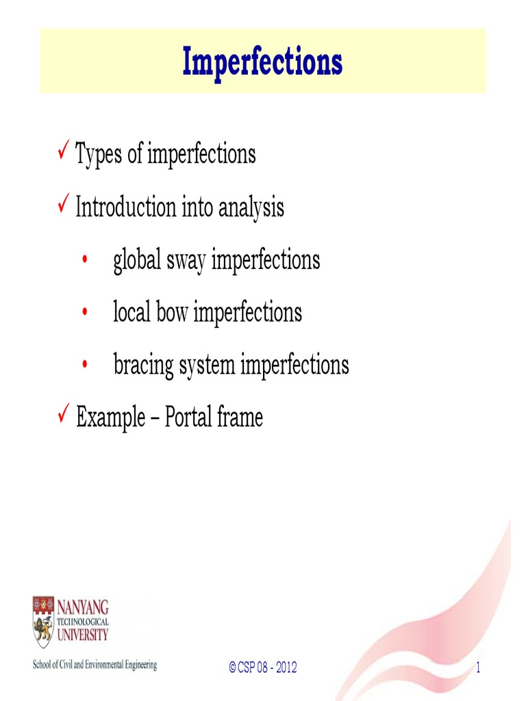 Structural Engineering Imperfections | PDF