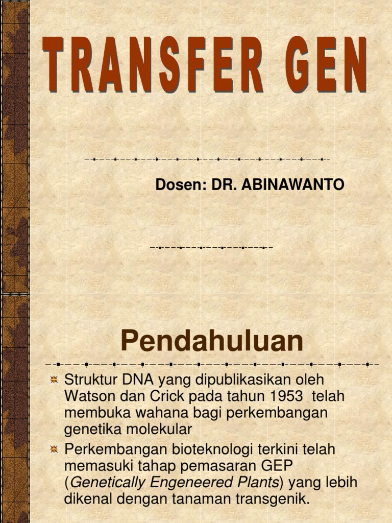 Transfer Gen | PDF