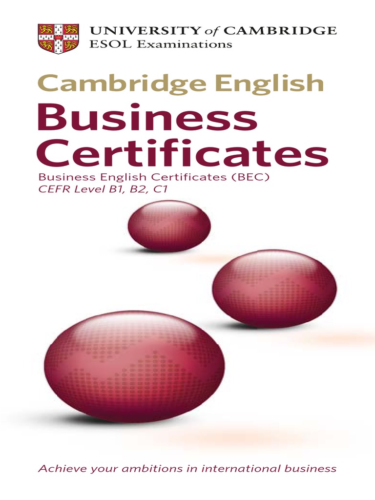 Bec Levels PDF | PDF