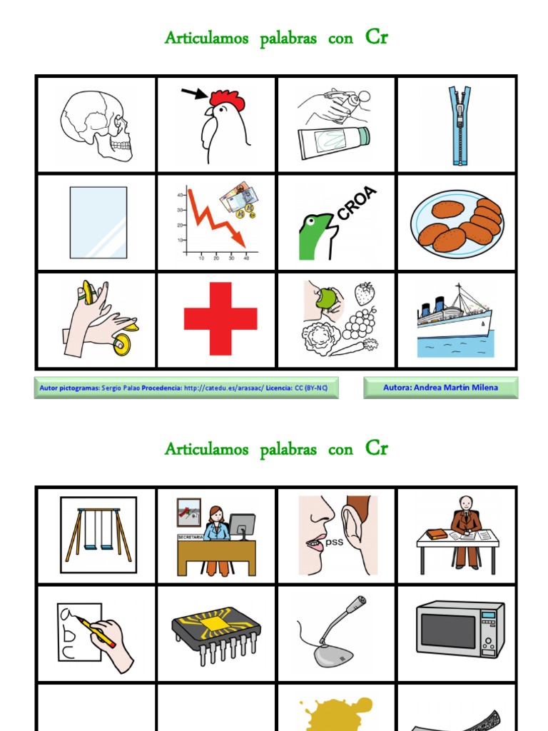 Articulamos Palabras Con CR | PDF