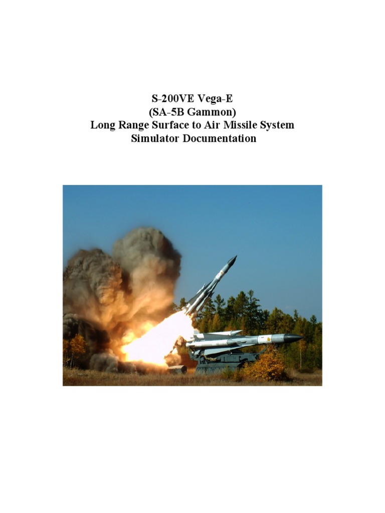 SA-5B Gammon | PDF | Frequency Modulation | Surface To Air Missile