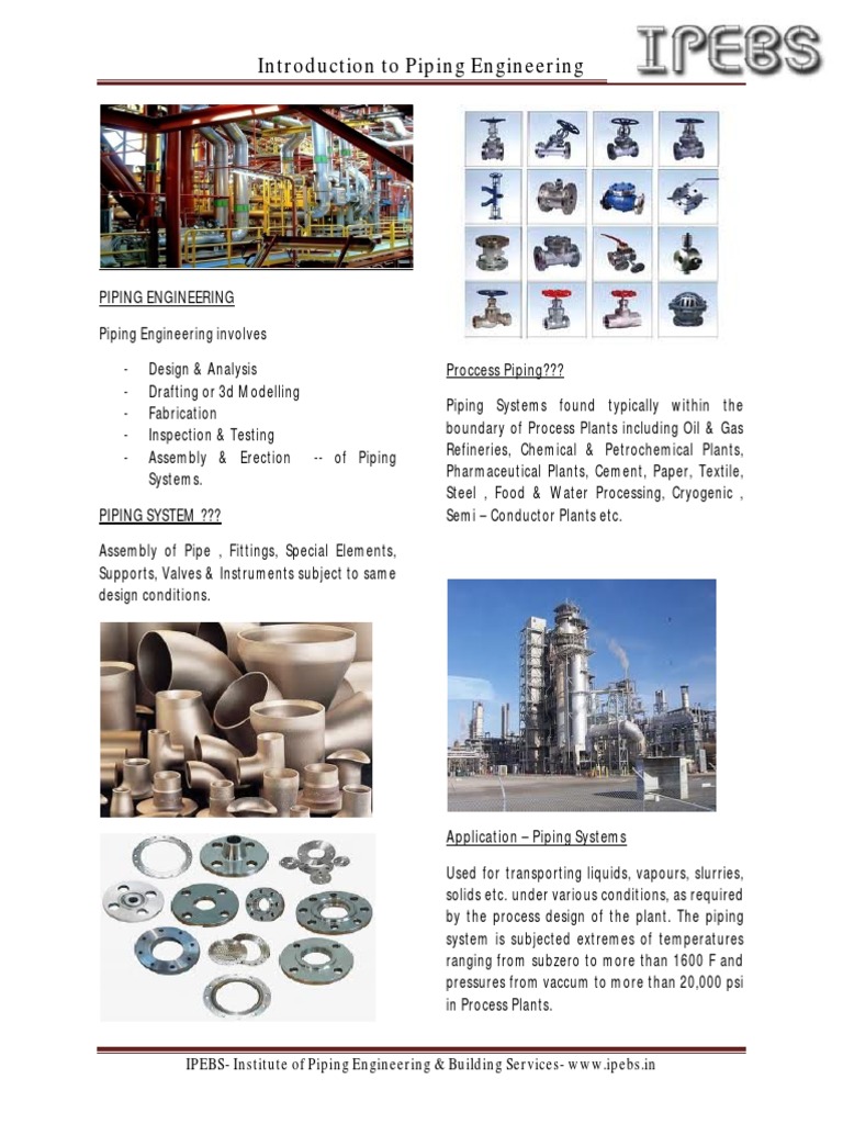 Introduction To Piping Engineering PDF | PDF | Pipe (Fluid Conveyance ...
