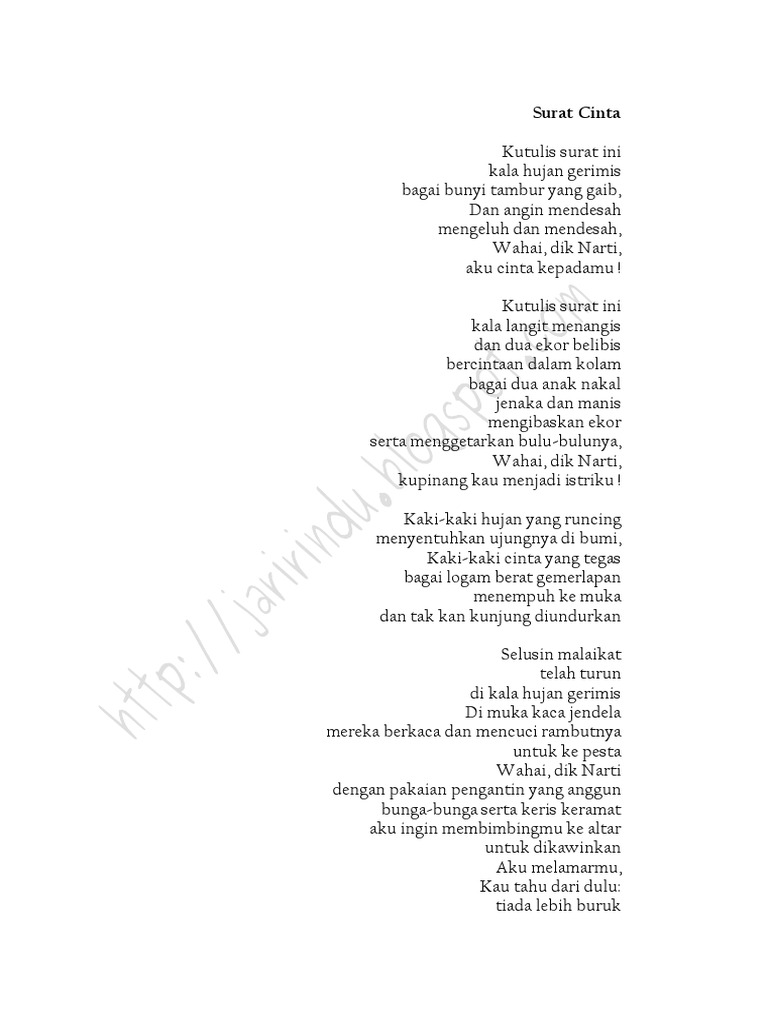 Ebook Kumpulan Puisi Ws Rendra | PDF