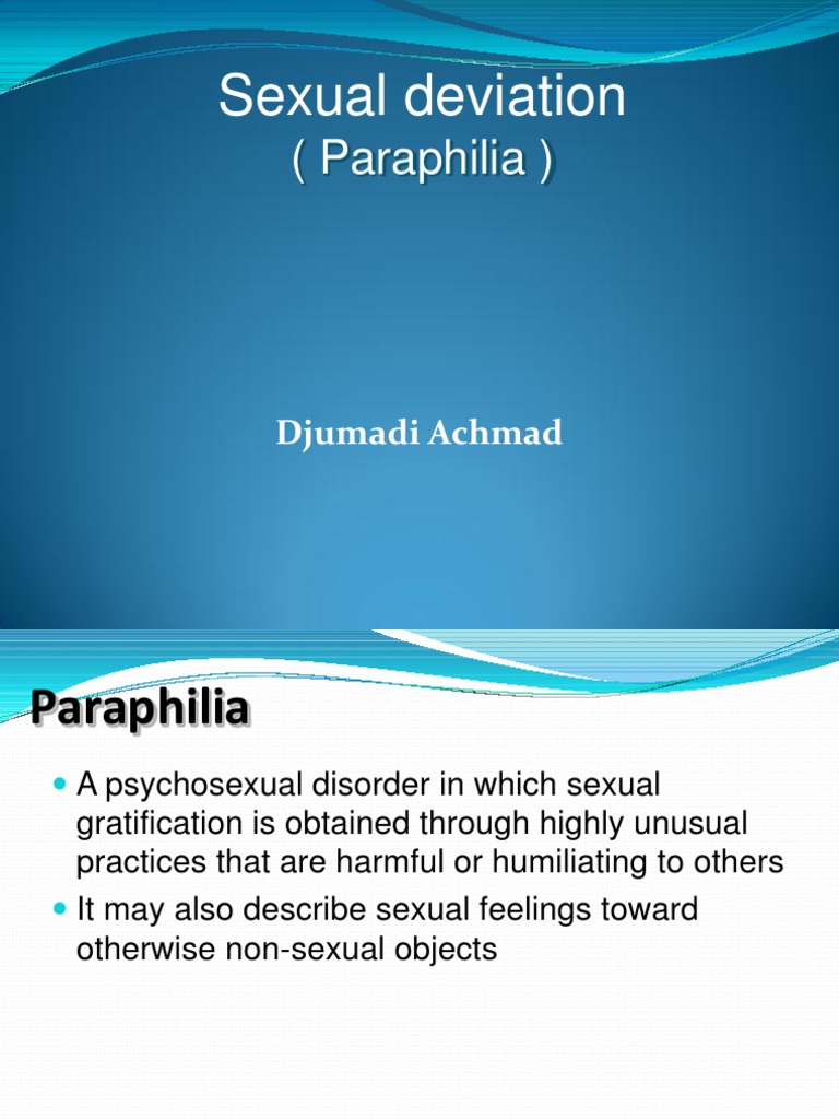 Sexual Deviation | PDF