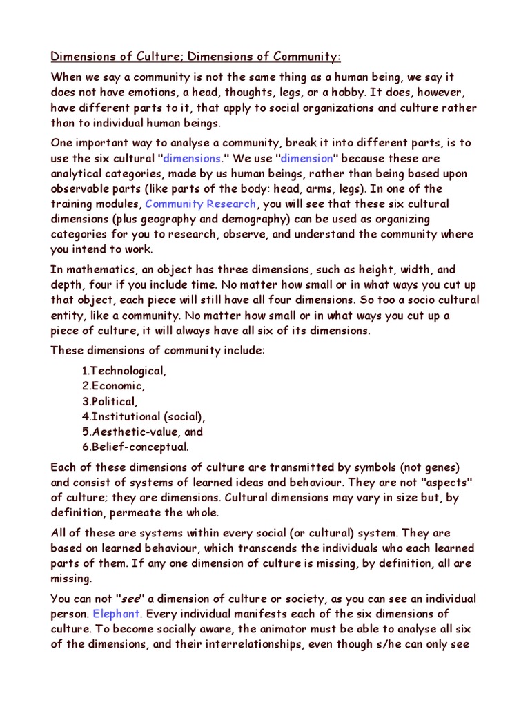 What Is Community Pt5 Odt Pdf