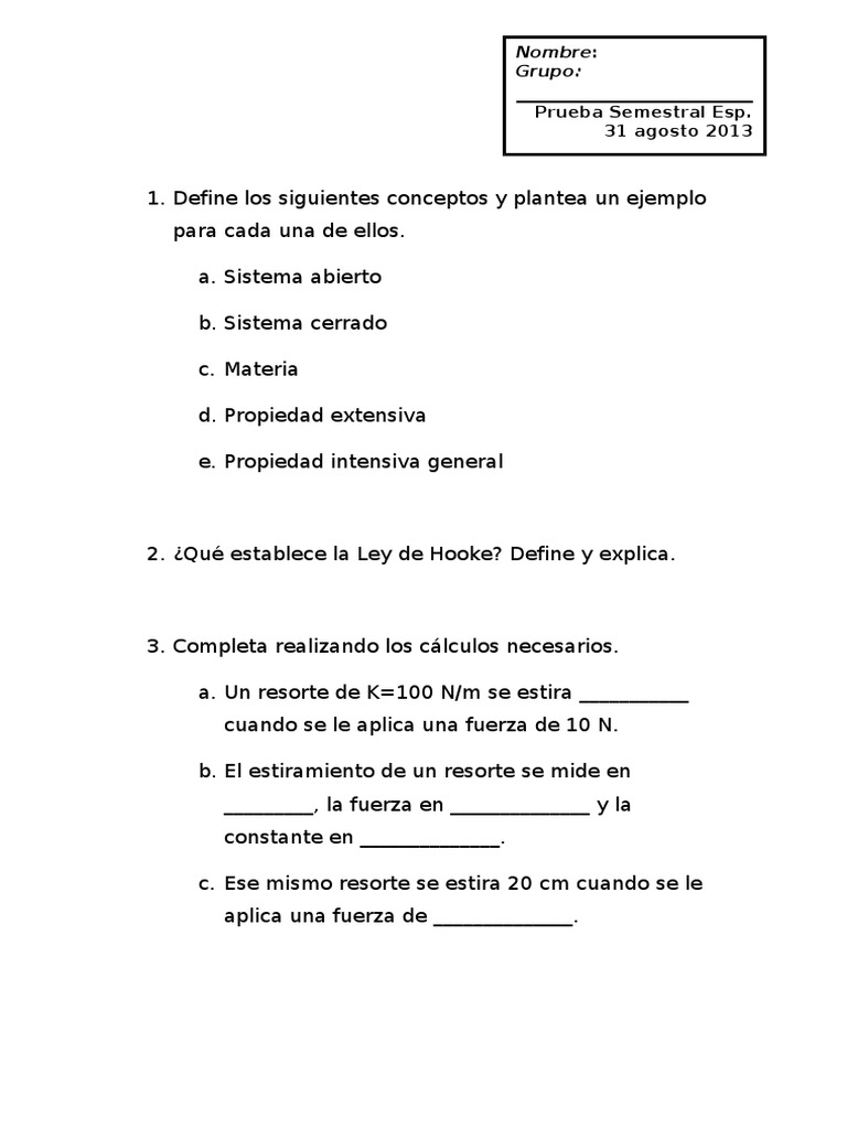 Define Los Siguientes Conceptos y Plantea Un Ejemplo para Cada Una de ...