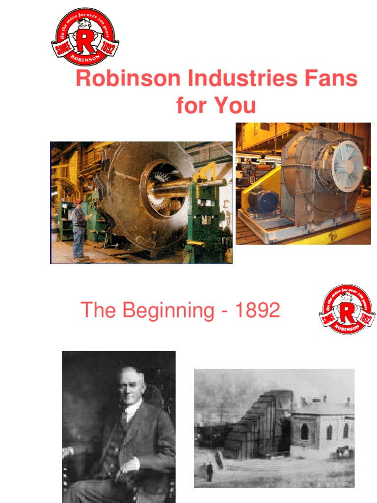B1. Fan Laws and Fan Control - Robinson | PDF | Mechanical Fan | Duct ...