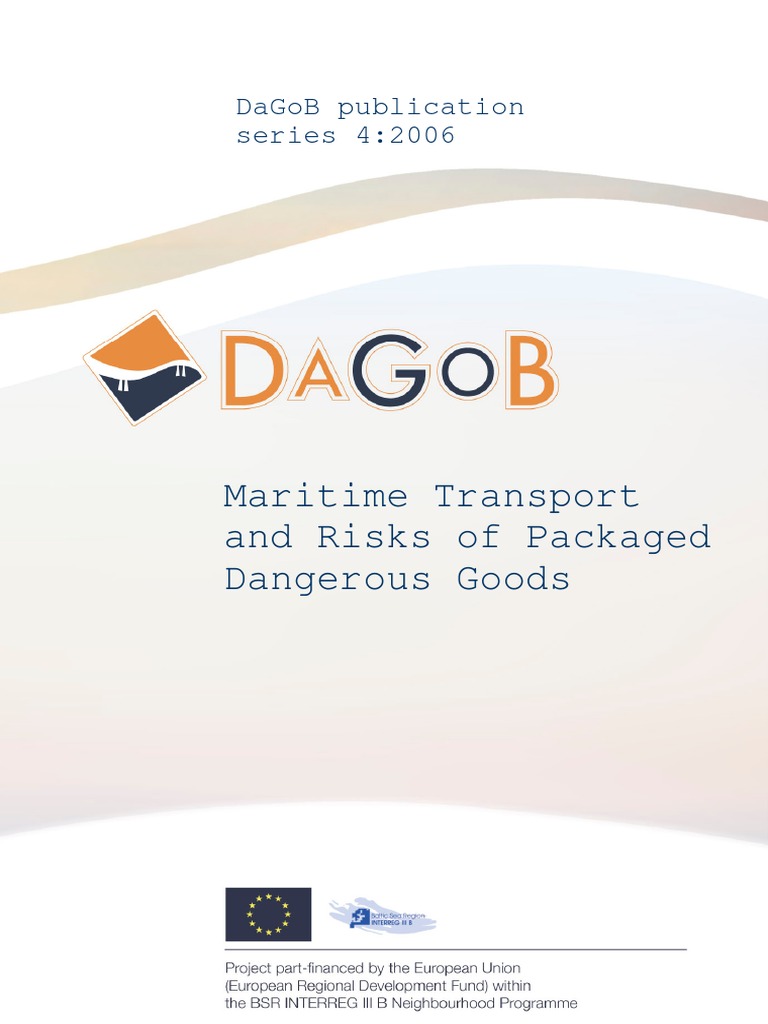 Maritime Transport and Risks of Packaged Dangerous Goods PDF | PDF ...