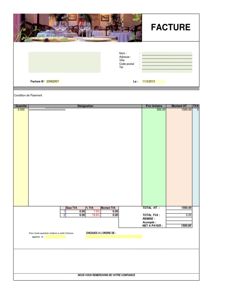 Détails de Facture et Paiement | PDF | Documents commerciaux | Facture
